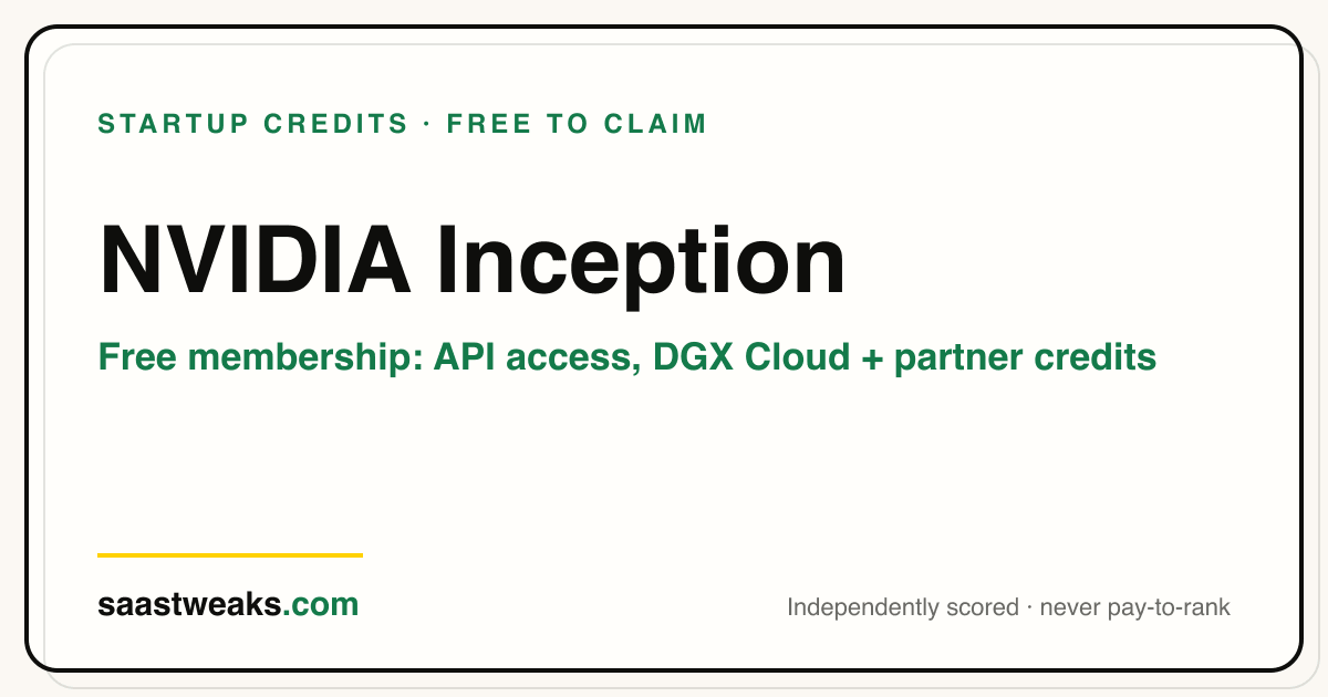 NVIDIA Inception Review 2026 -- Free AI Startup Program with 30% Off ...